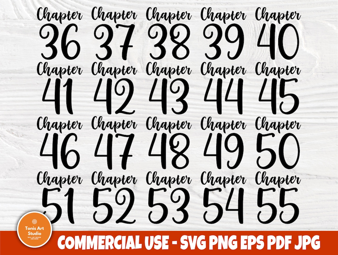 Chapter 36-55 Birthday SVG, 40th, 50th, Shirts Svg - Etsy