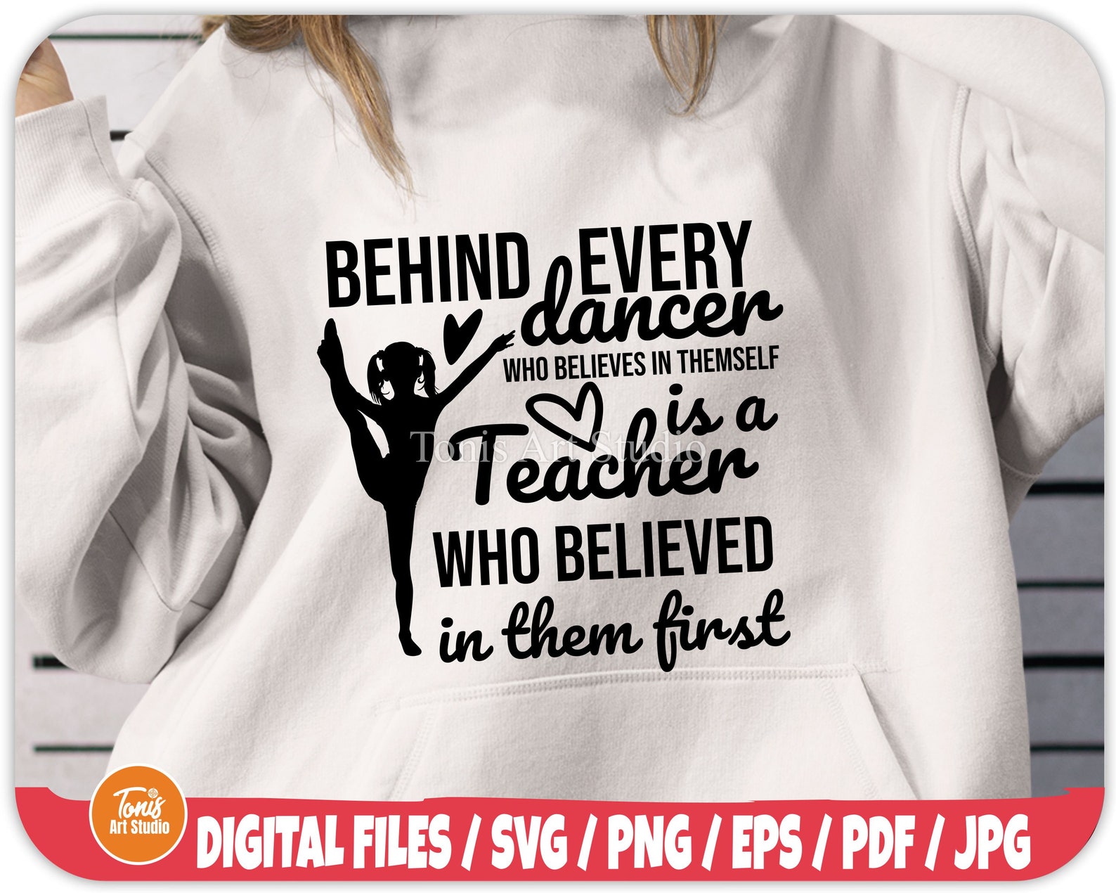 Dance Teacher Svg Dance Svg Behind Every Dancer Dance - Etsy