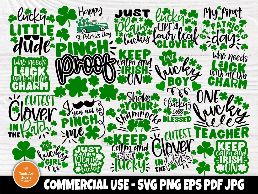 St Patrick's Day SVG Bundle, Funny Svg Quotes - Etsy