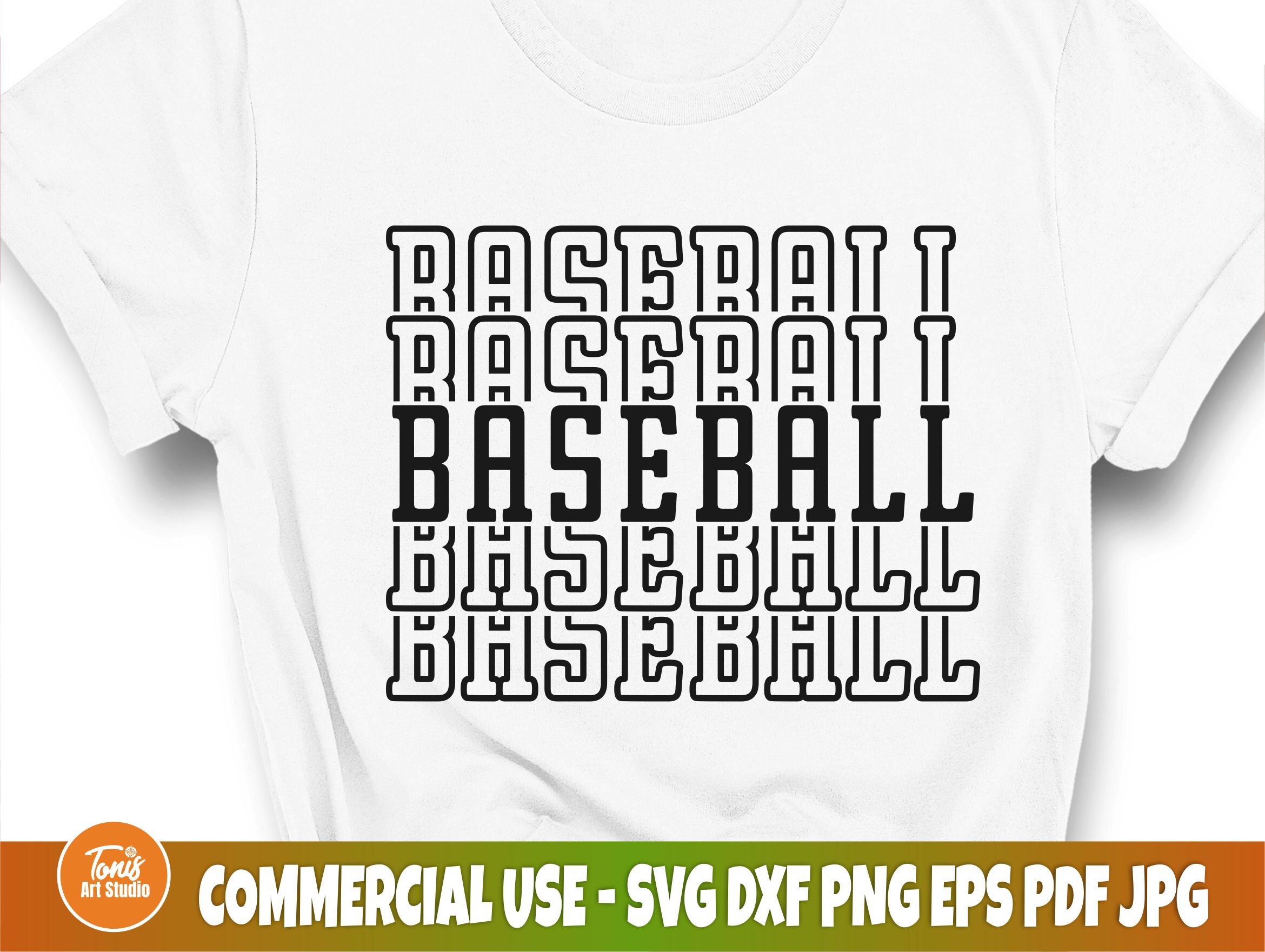 Baseball SVG Cut File Sports PNG T Shirt Design - Etsy