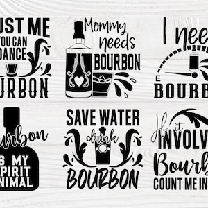 Bourbon SVG Bundle, Drinking Svg, Cricut Cut Files - Etsy