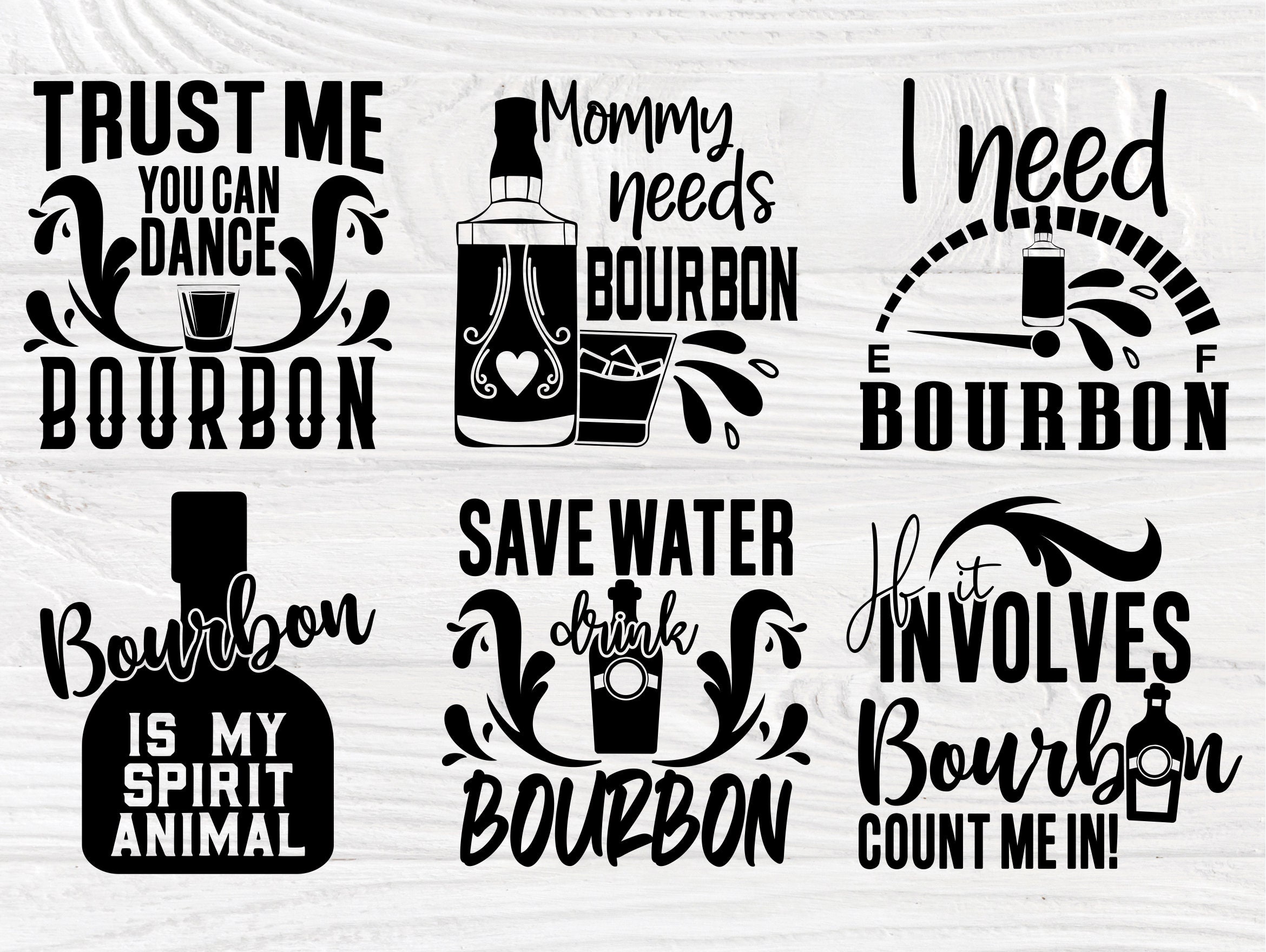 Bourbon SVG Bundle Drinking Svg Cricut Cut Files - Etsy Canada