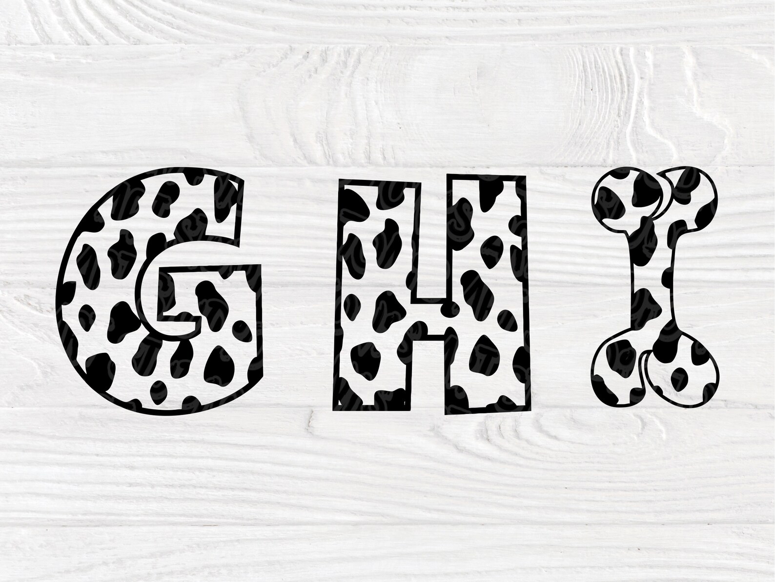 Dalmatian Font SVG 101 Dalmatian Alphabet Dalmatians - Etsy UK