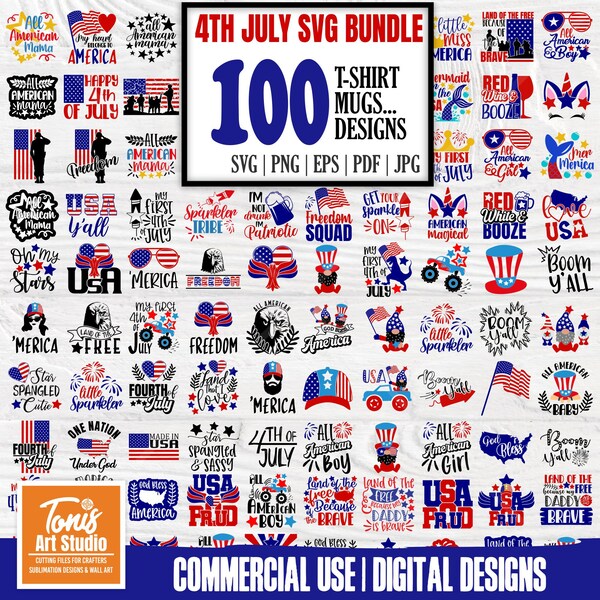 4th of July Svg - Etsy