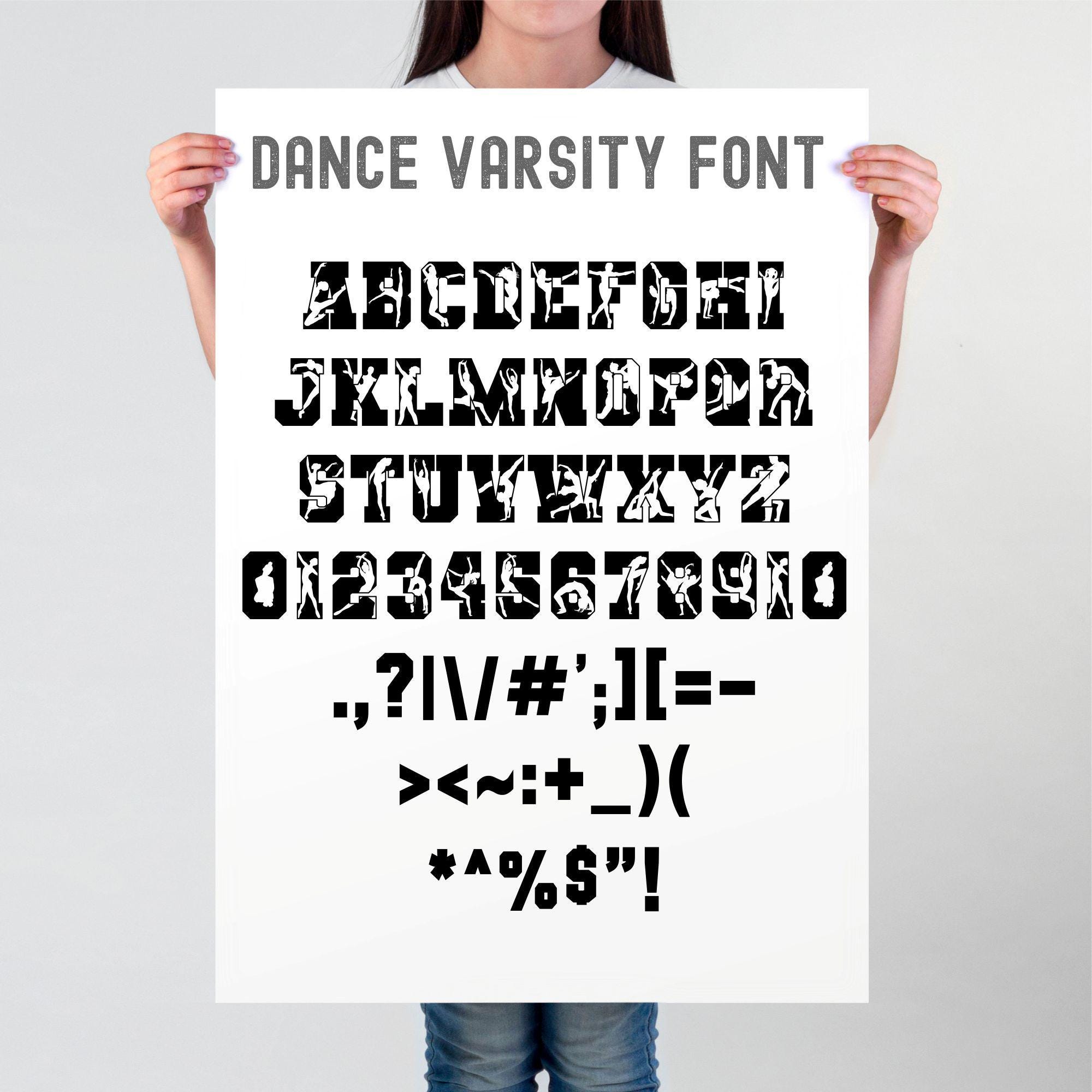 Dance Font Svg, Dance Svg, Otf, Ttf, Dance Doodles Font, Dancing ...