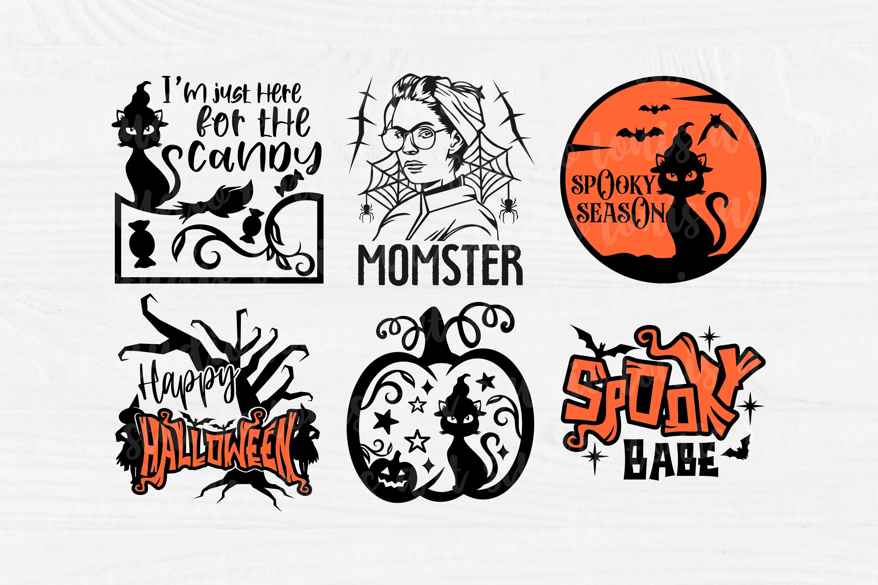 Halloween SVG Bundle Halloween Cut Files Pumpkin Clipart - Etsy