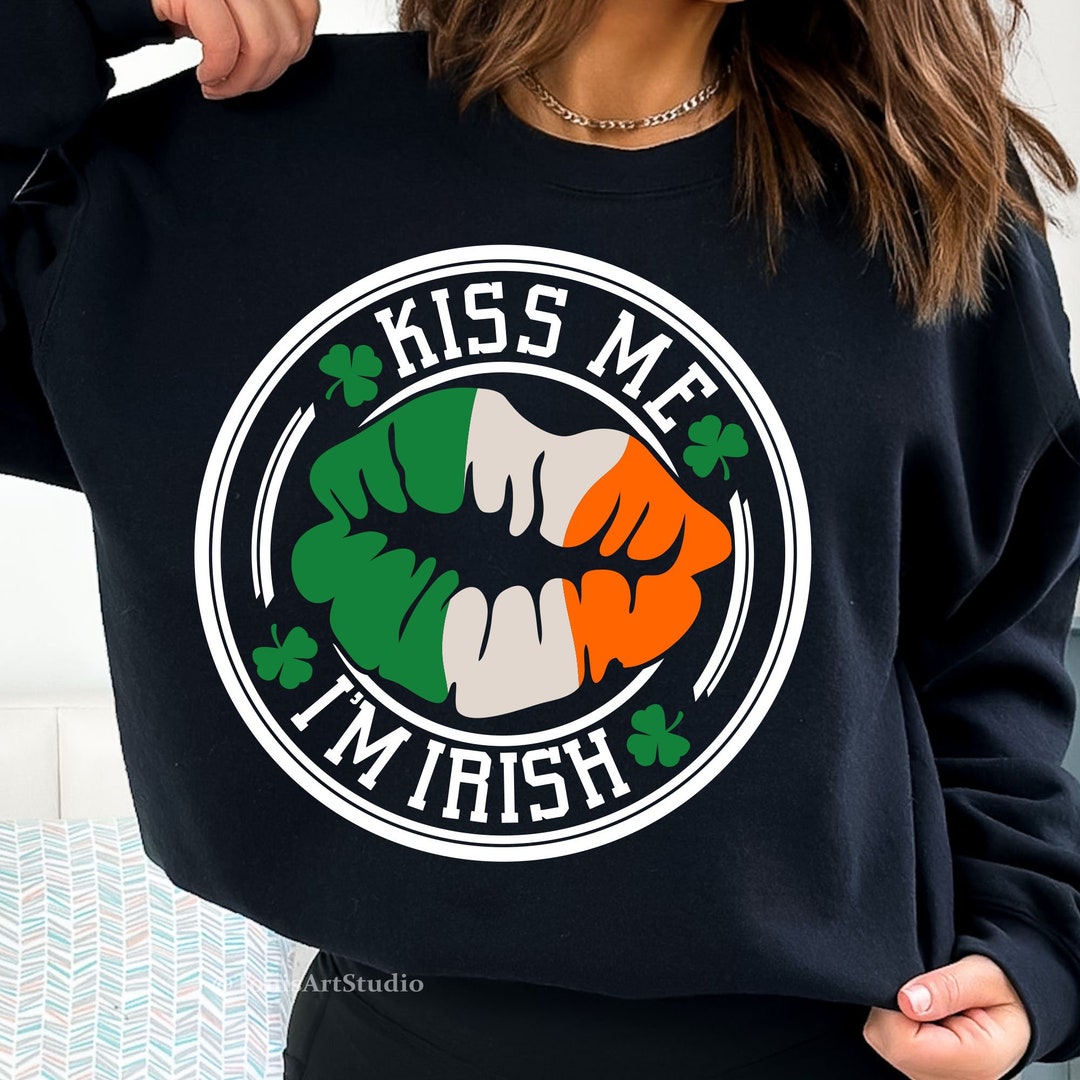 Kiss Me I'm Irish Svg | St. Patrick's Day Svg | Irish Lips Svg ...