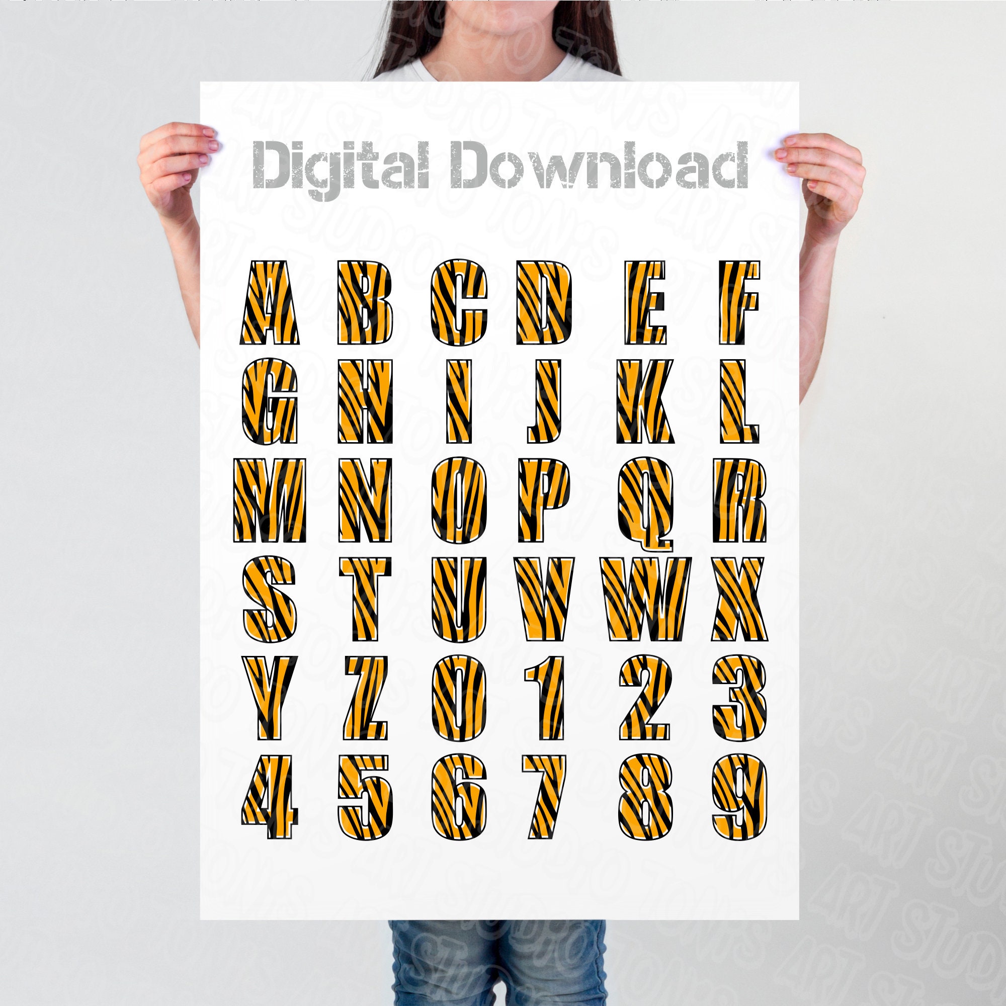Zebra Font SVG Zebra Alphabet Svg Zebra Numbers Svg - Etsy UK