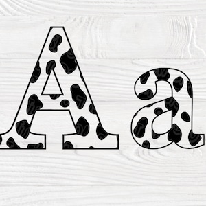 101 Dalmatians Font SVG | Dalmatians Alphabet Cut Files | Dalmatians ...