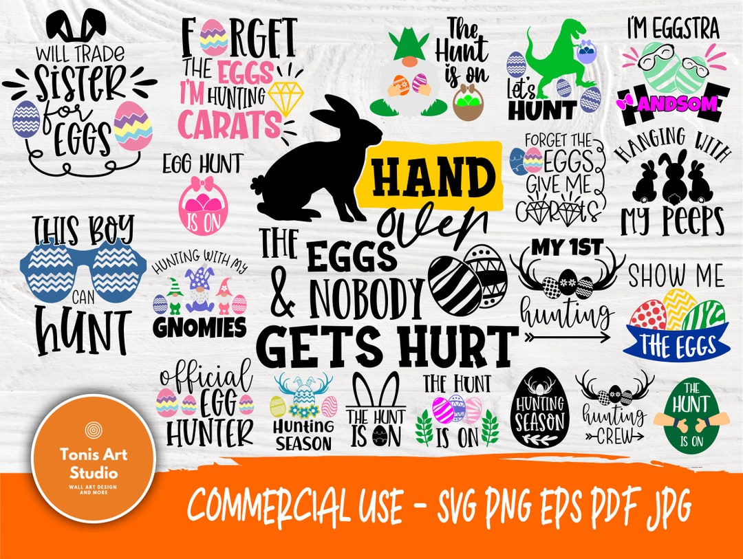 Easter SVG Bundle, Funny Easter Quotes Svg, Png - Etsy UK