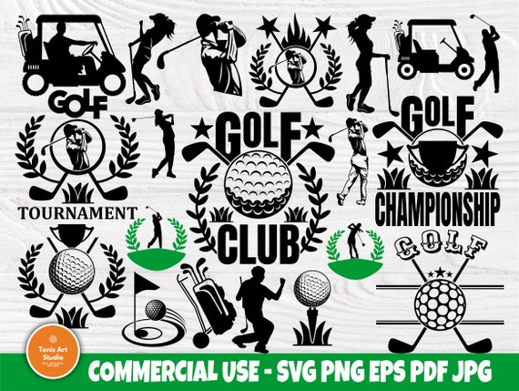 Golf SVG Bundle Sports Svg Logo Design Cut Files | Etsy Australia