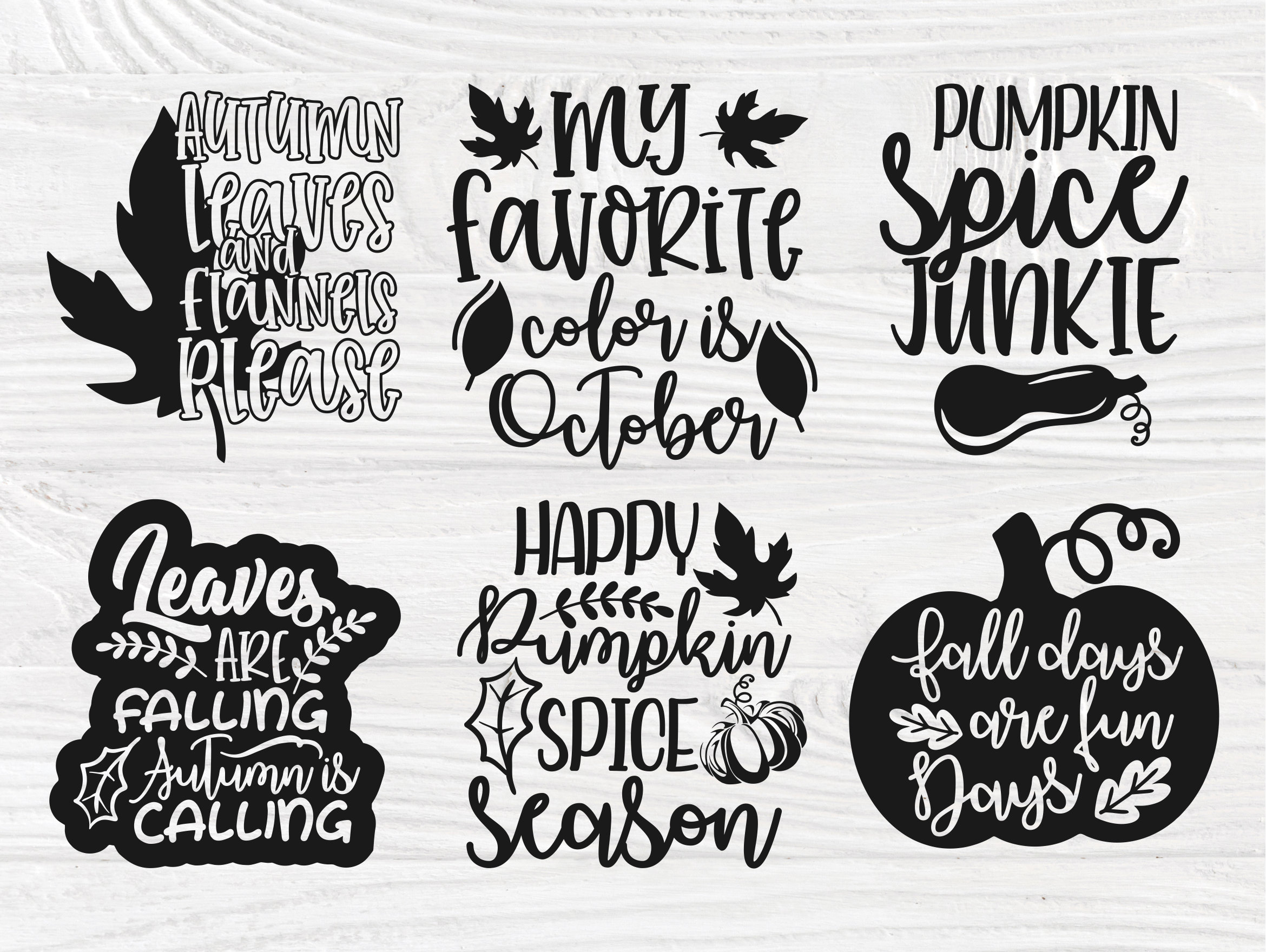 Fall Pumpkin SVG Bundle Autumn Svg Halloween Svg | Etsy