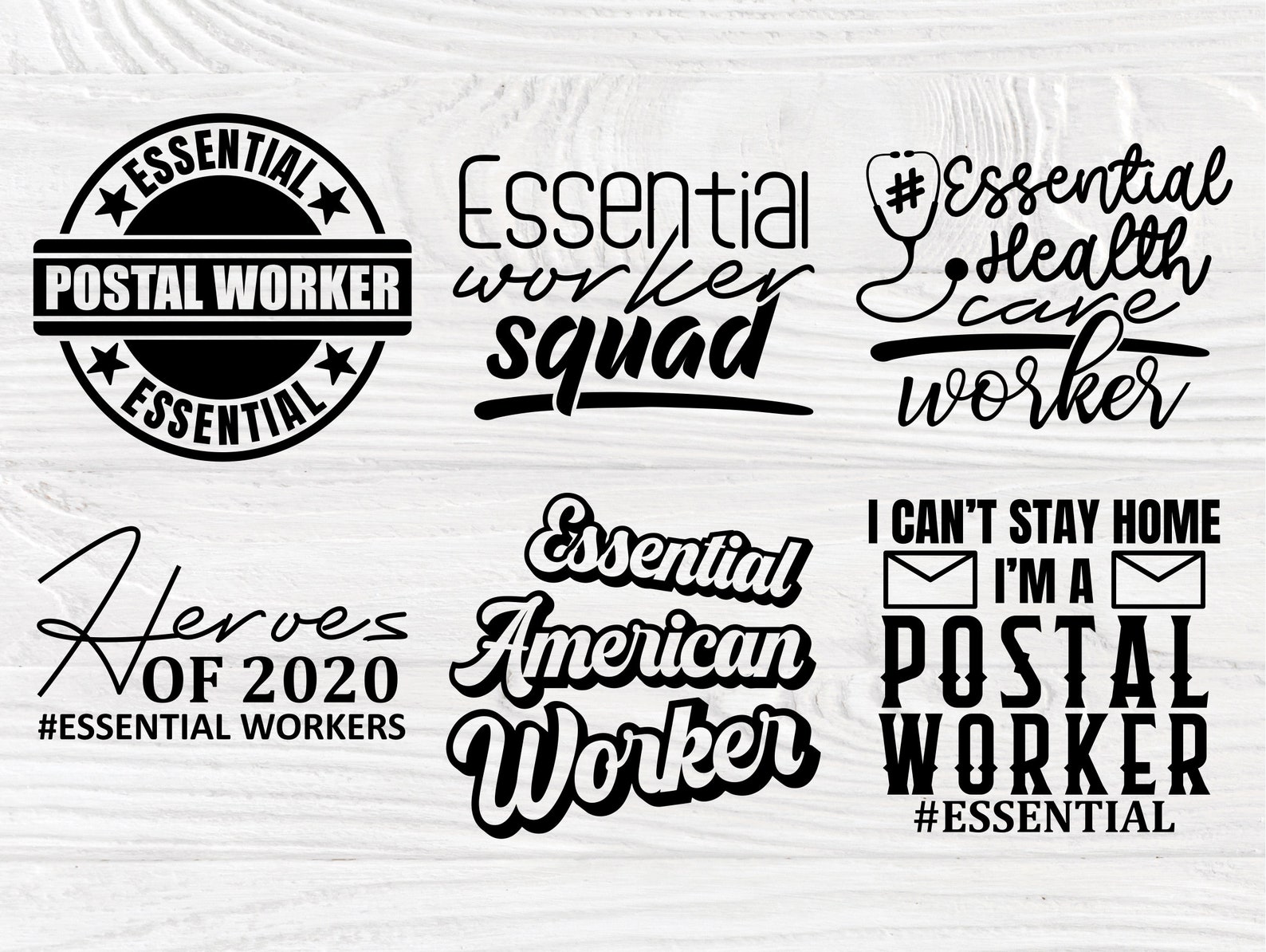 Essential Worker SVG Quarantine Svg Svg Cut File | Etsy