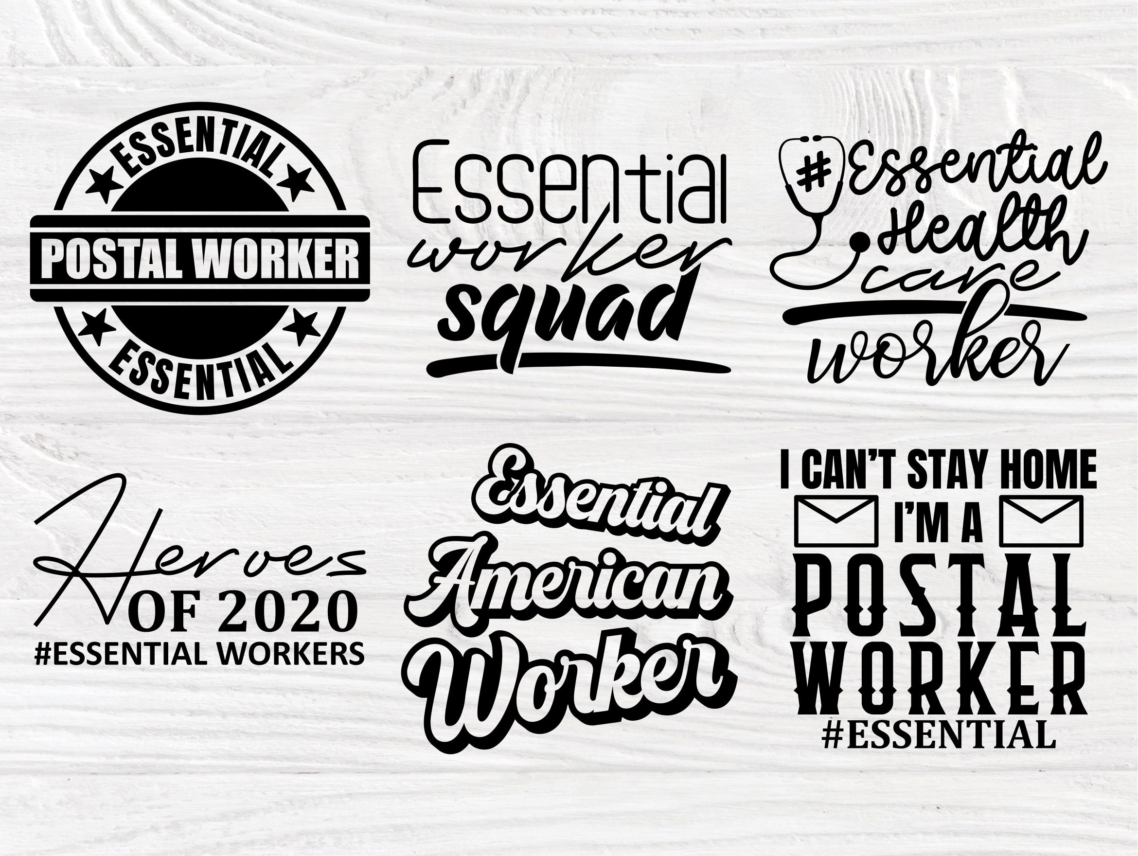 Essential Worker SVG Quarantine Svg Svg Cut File | Etsy