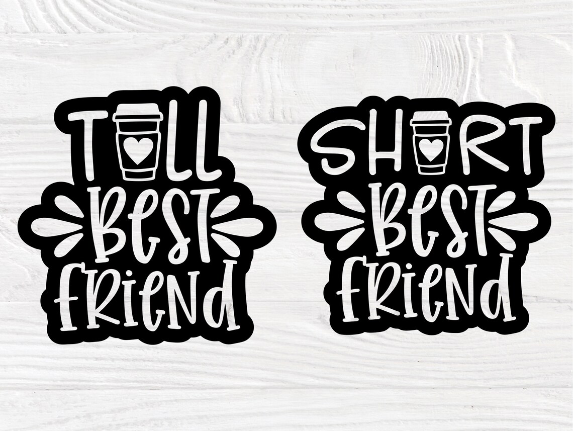Best Friends Svg Bundle Besties Svg Sisters Svg Etsy