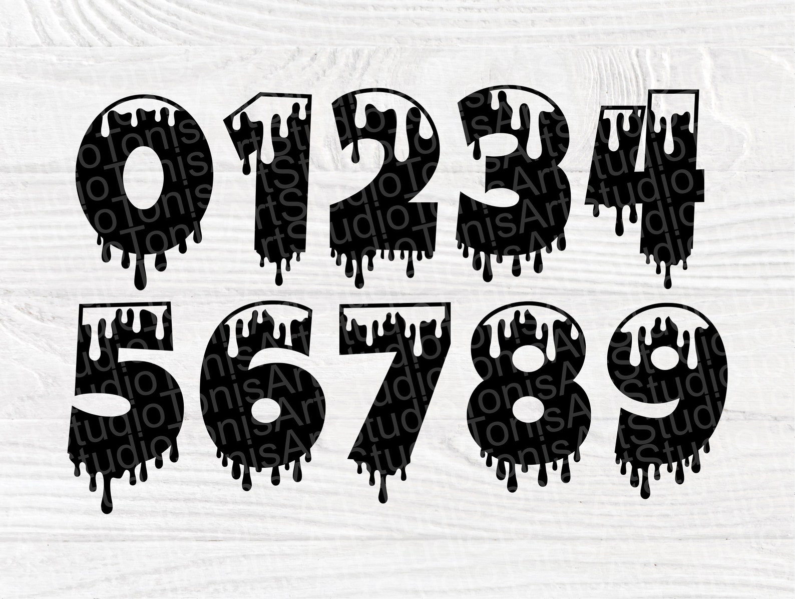 Dripping Font SVG Dripping Alphabet Dripping Cut Files - Etsy Canada