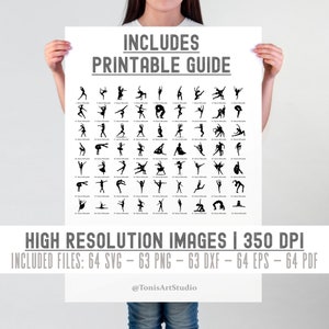 Dance SVG, PNG, DXF, Dance Silhouette, Svg Cut Files, Dance Bundle Svg ...