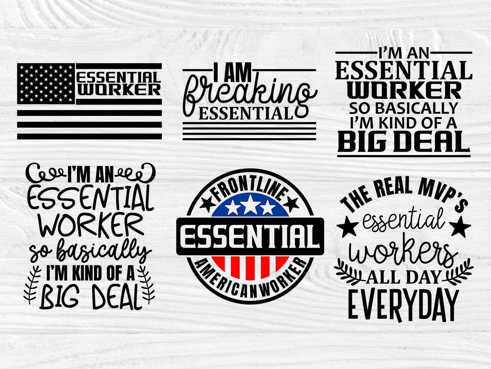 Essential Worker SVG Quarantine Svg Svg Cut File - Etsy UK