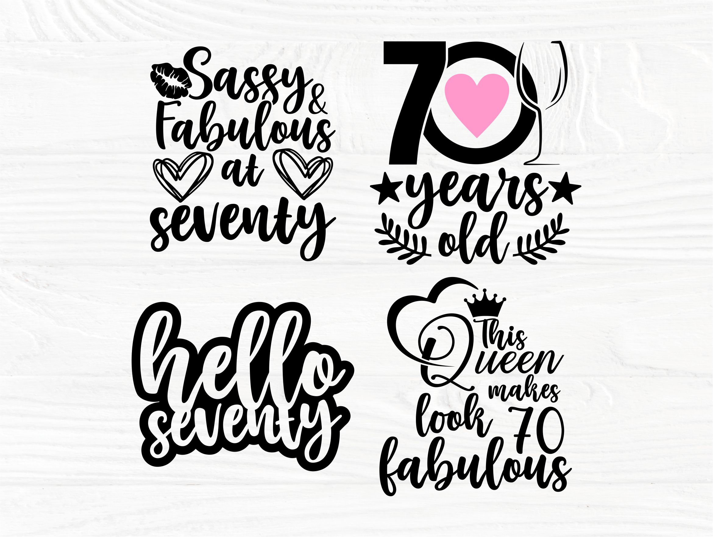 70th Birthday SVG Seventy Svg Hello 70 Svg Png - Etsy