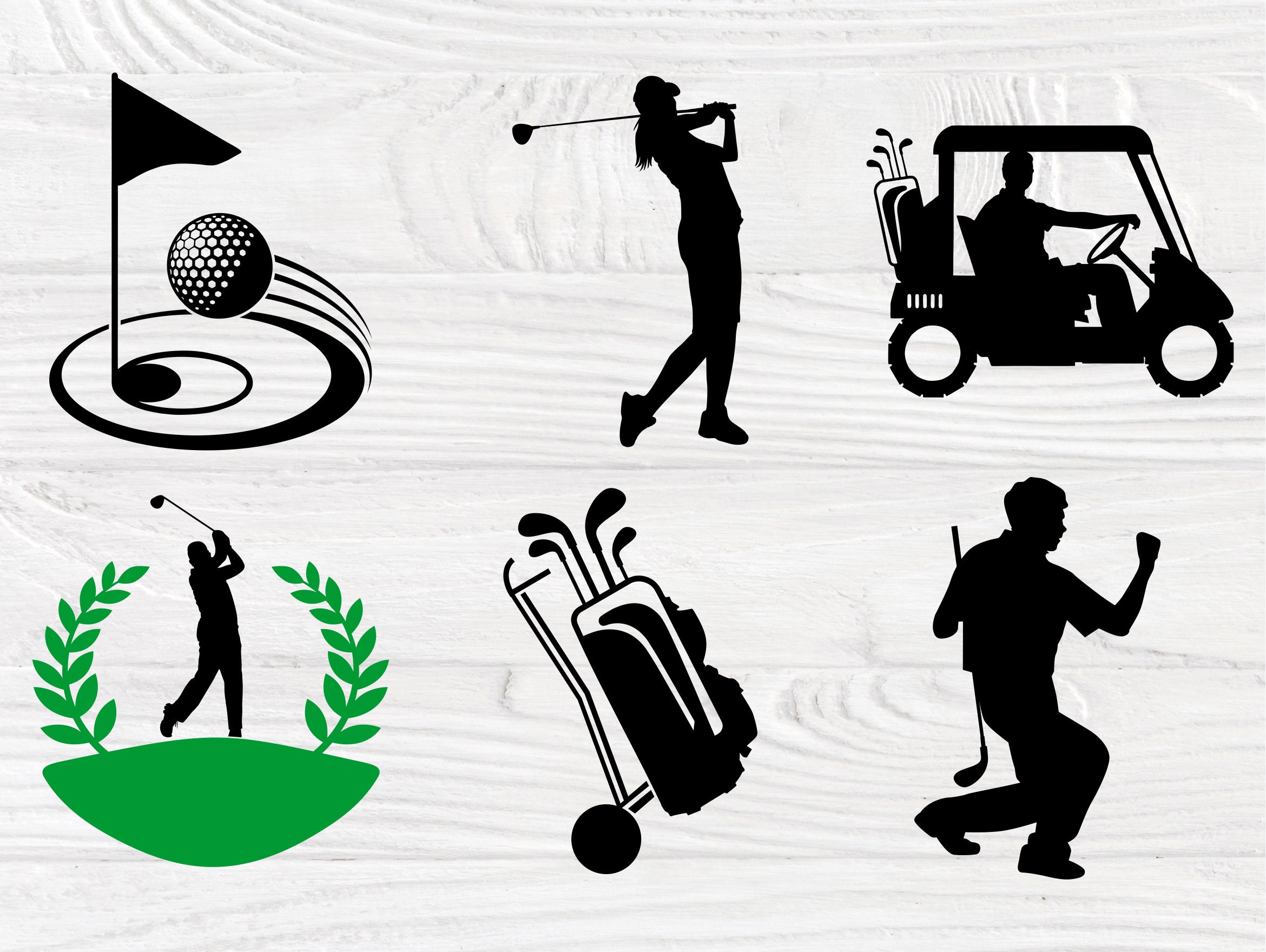 Golf SVG Bundle Sports Svg Logo Design Cut Files - Etsy UK
