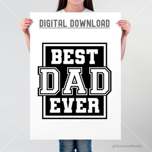 Dad Varsity Svg, Best Dad Ever Svg, Dad Svg, Father's Day Svg, Cut ...