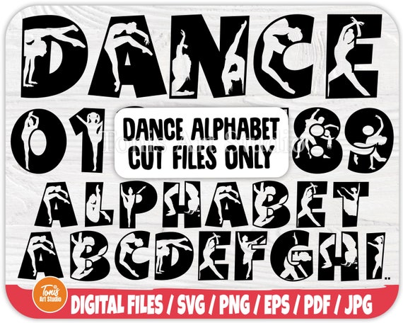 Dancing Alphabet Clipart