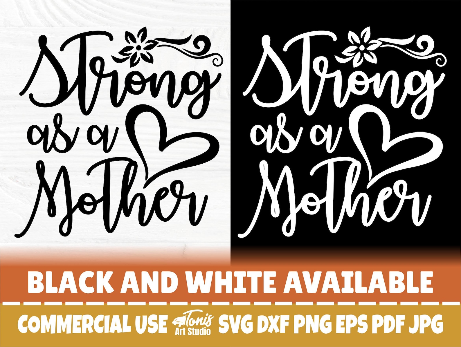 Strong as A Mother SVG She is Strong Svg Png Woman Cut | Etsy