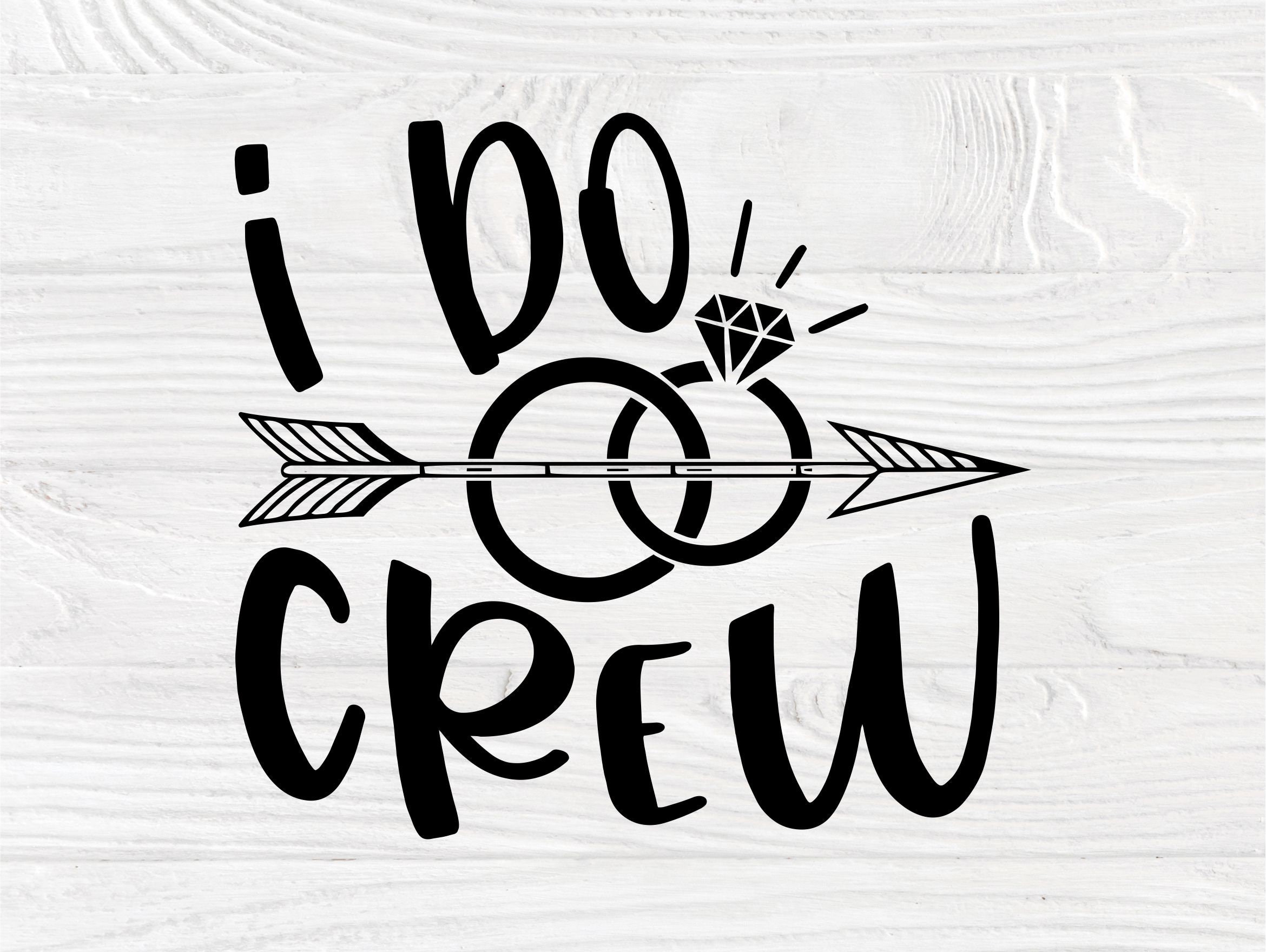 I Do Crew SVG Bundle Svg Cut Files Wedding Svg - Etsy Hong Kong