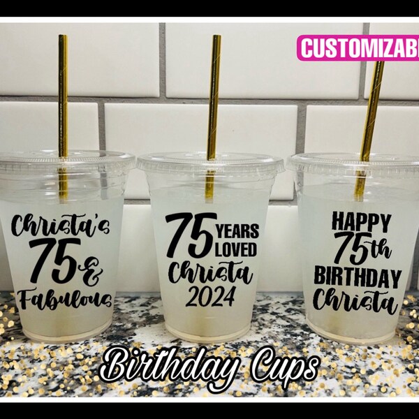 75th Birthday Party - Etsy