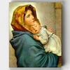 Virgin Mary Paint by Numbers Kit Religious Christian Art DIY Painting ...