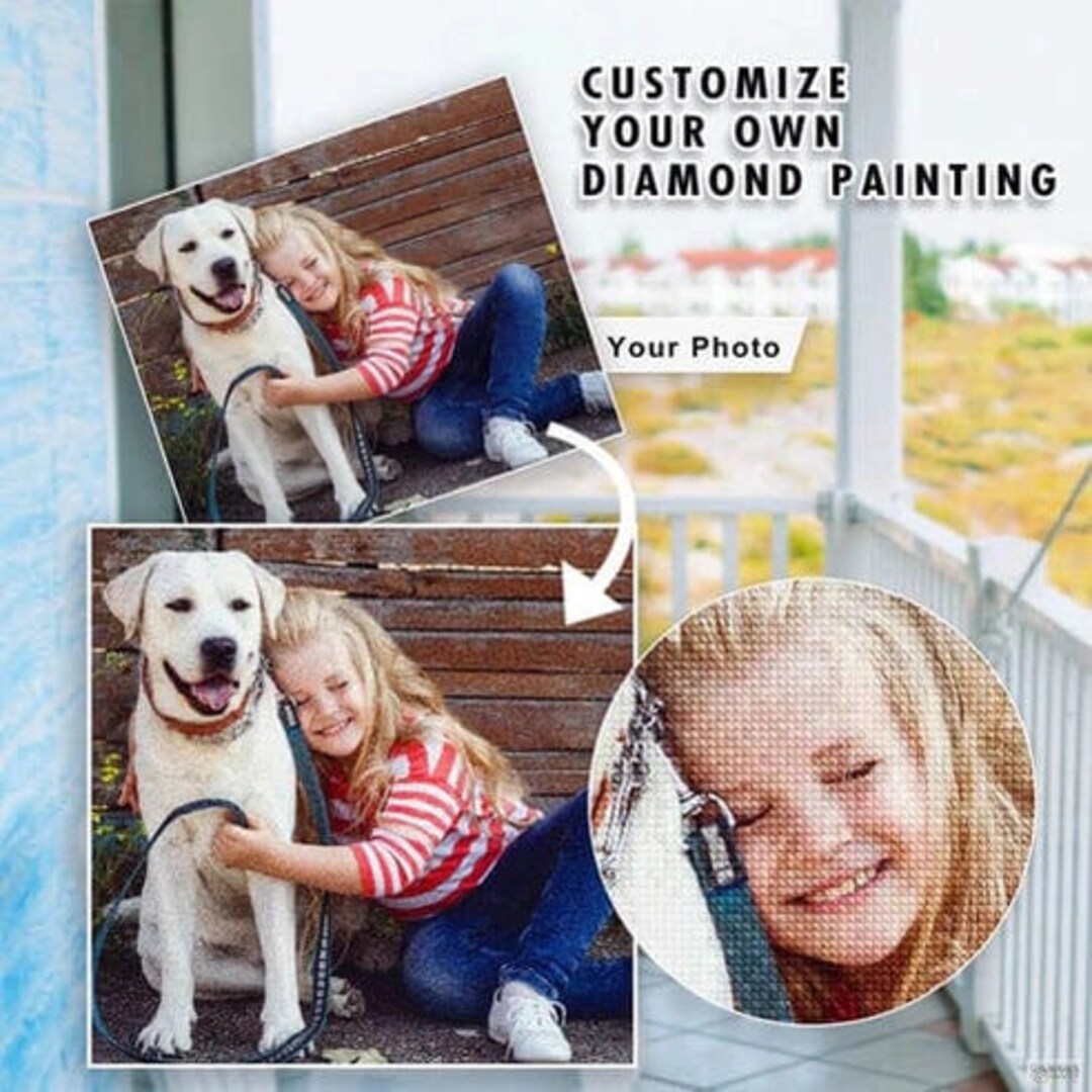 Premium Diamond Painting - Custom Diamond Painting - Turn Your Photo ...