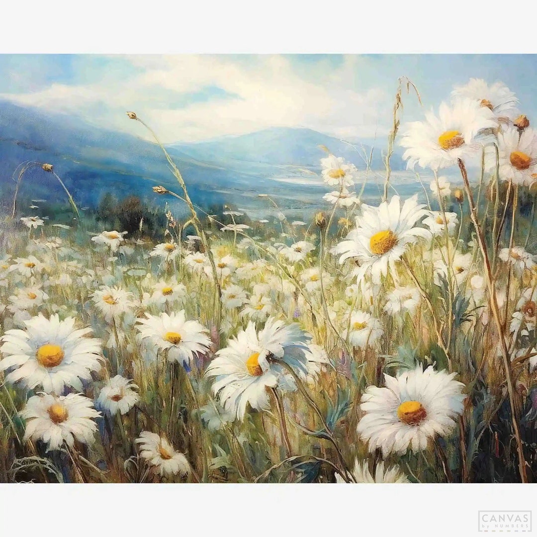 Daisy Meadows Diamond Painting - Etsy