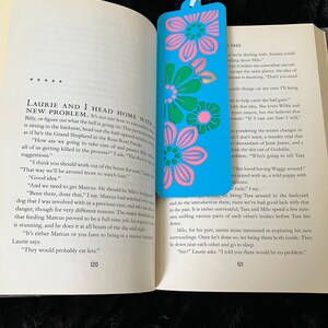 Floral Paper Bookmarks - Etsy