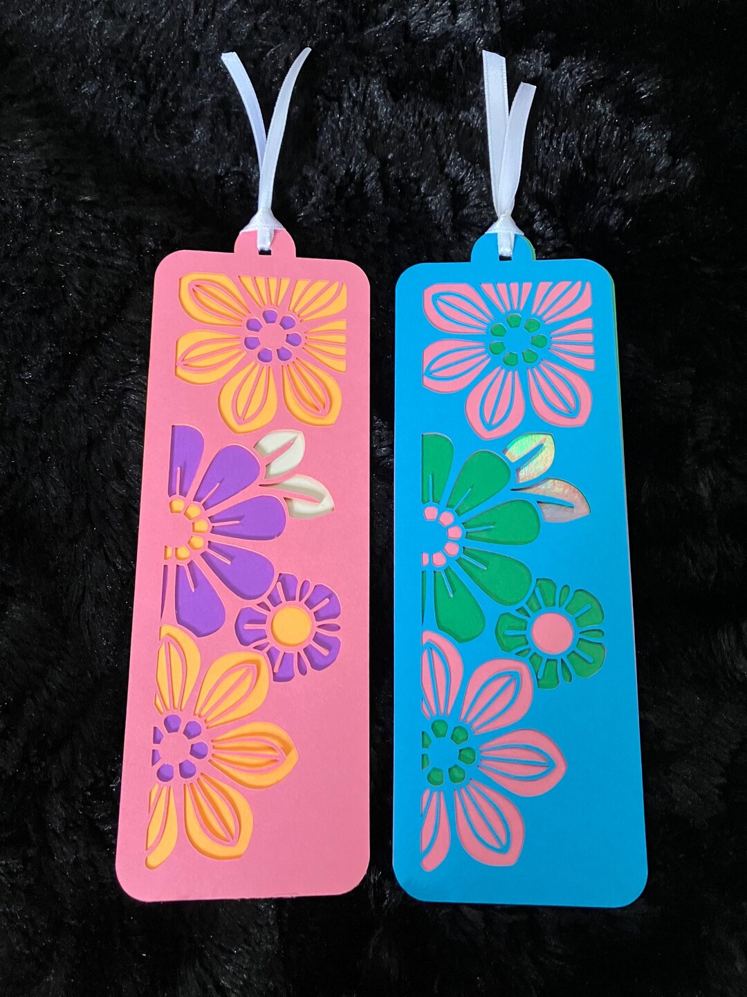 Floral Paper Bookmarks - Etsy