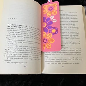 Floral Paper Bookmarks - Etsy