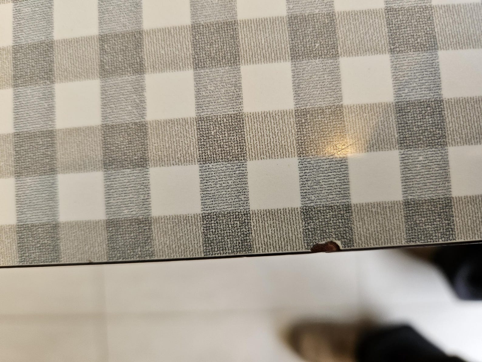 Vintage Formica Top Drop Leaf Table, Attractive Gingham Pattern - Etsy