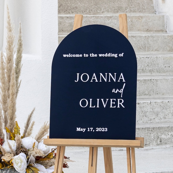 Wedding Arch Welcome Signs - Etsy UK