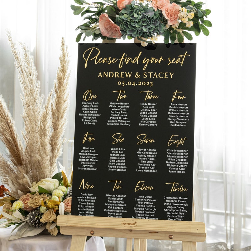 Wedding Seating Sign - Etsy