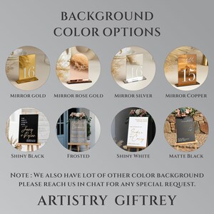 Mirror Silver Acrylic Wedding Welcome Sign - Wedding Signage - Modern ...