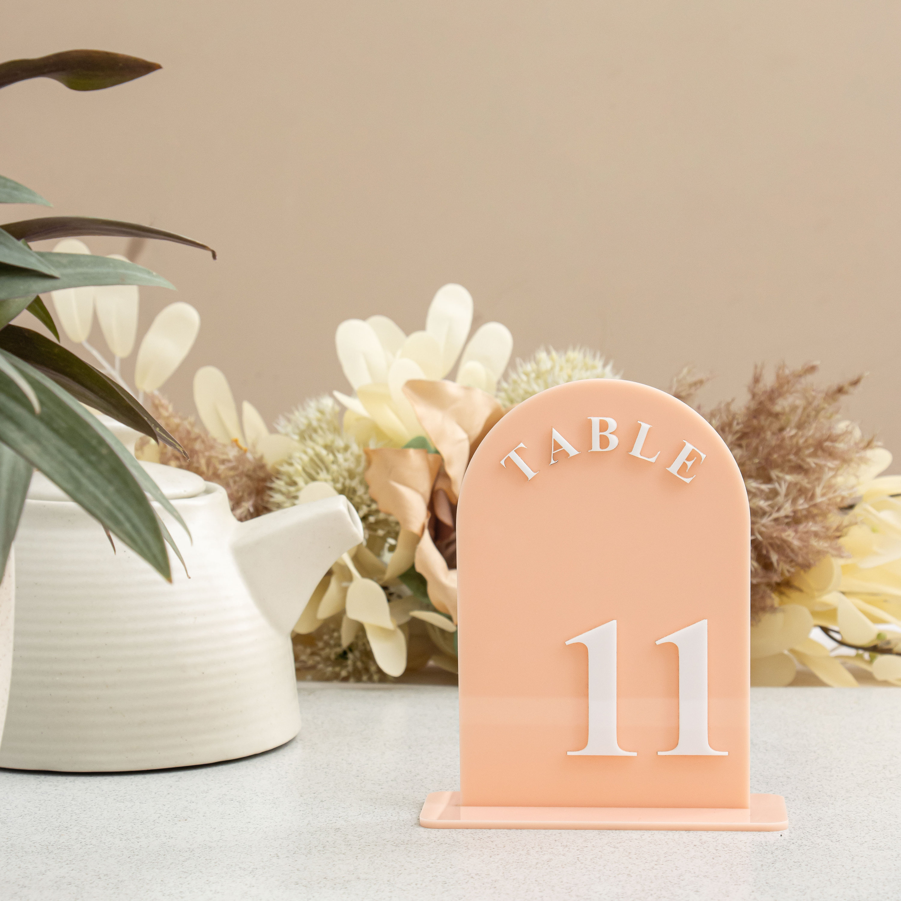 Arch Table Numbers Table Numbers Acrylic Table Numbers - Etsy