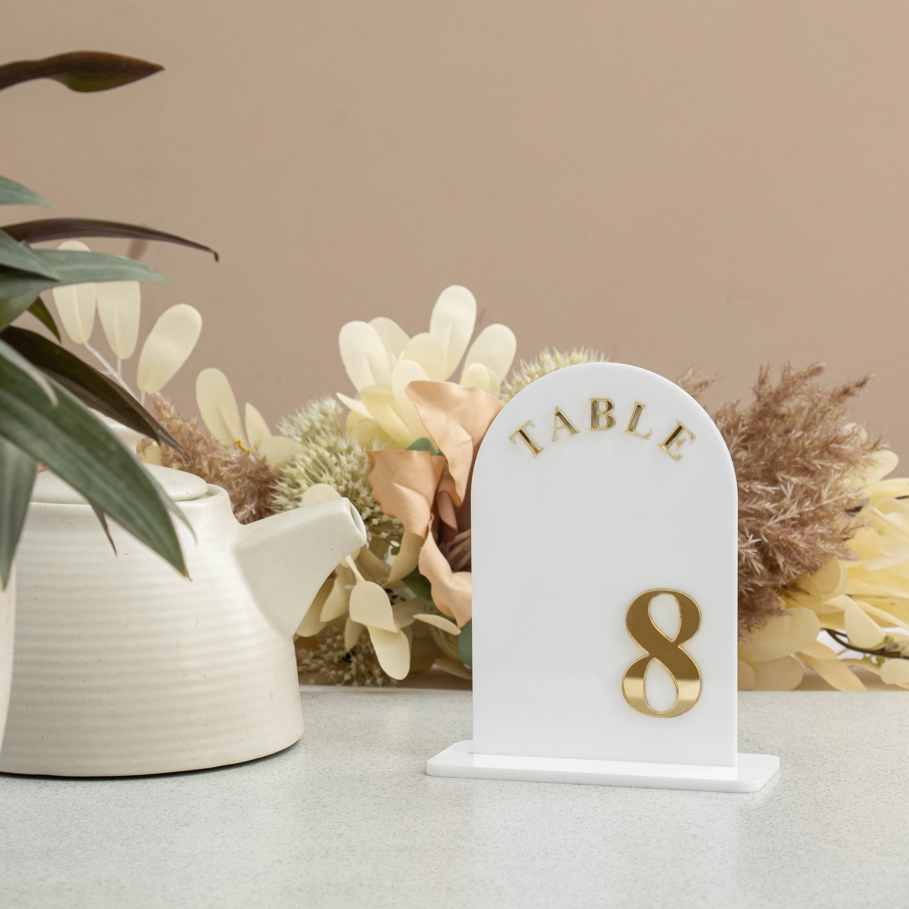 Arch Table Numbers Table Numbers Acrylic Table Numbers - Etsy
