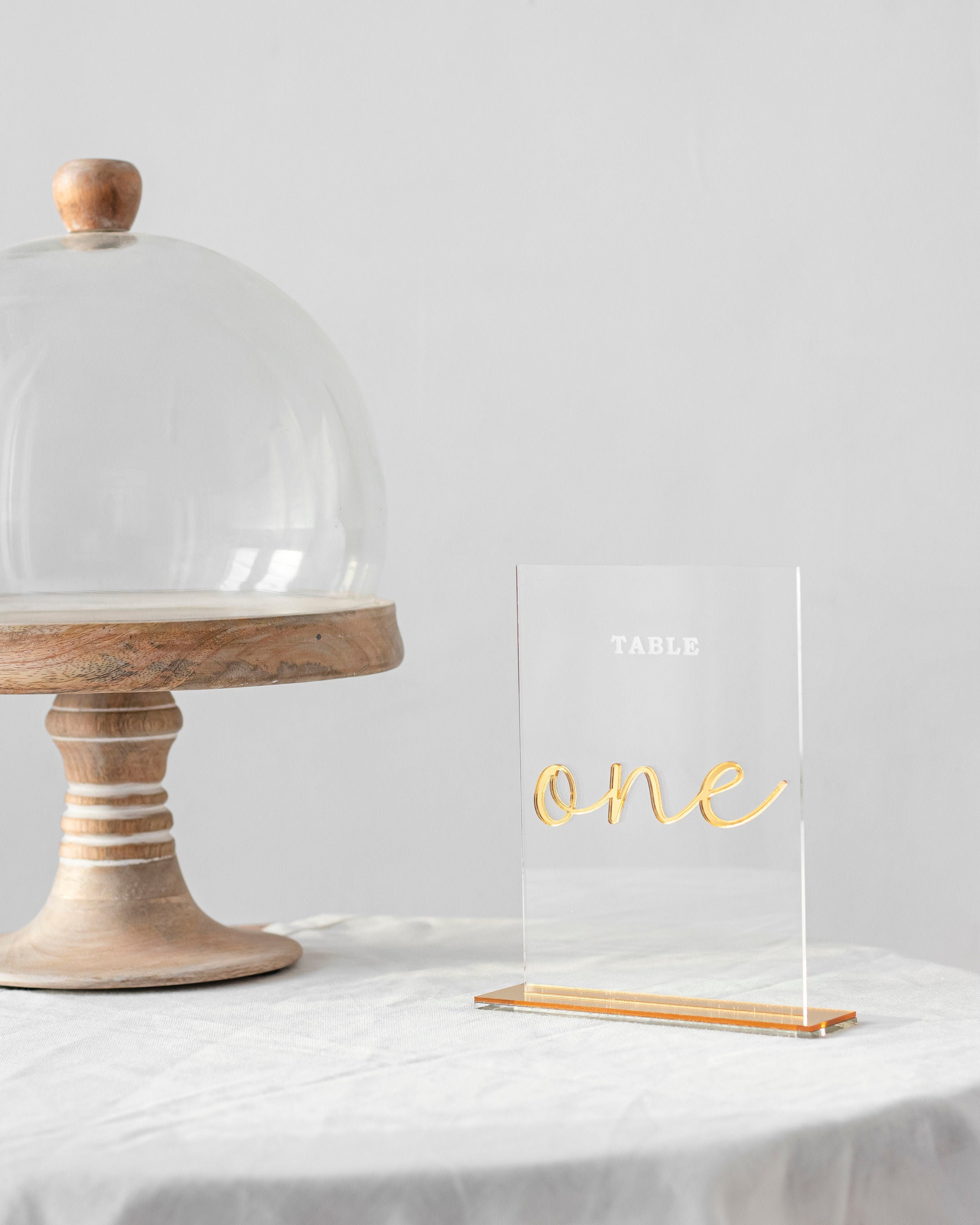 Gold Table Numbers | Table Numbers | Acrylic Table Numbers | Table ...