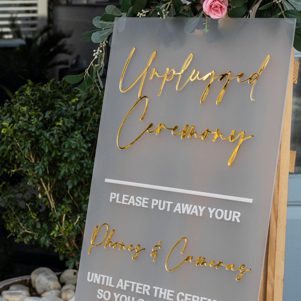 Unplugged Wedding Sign Unplugged Ceremony Sign Pick a Seat - Etsy