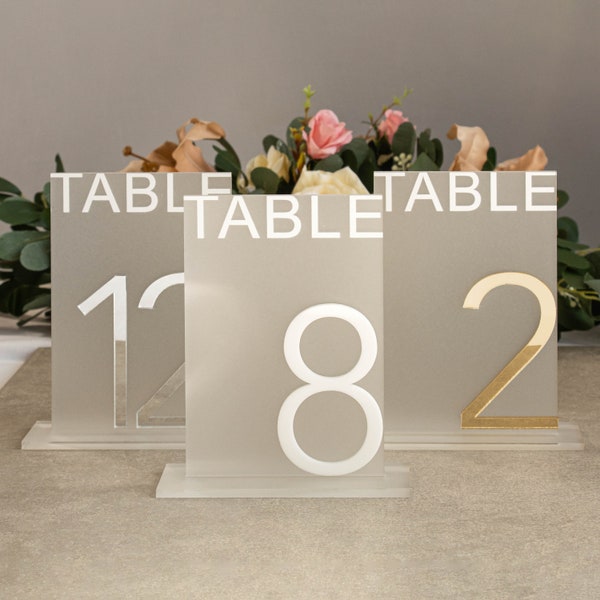 Acrylic Numbers - Etsy