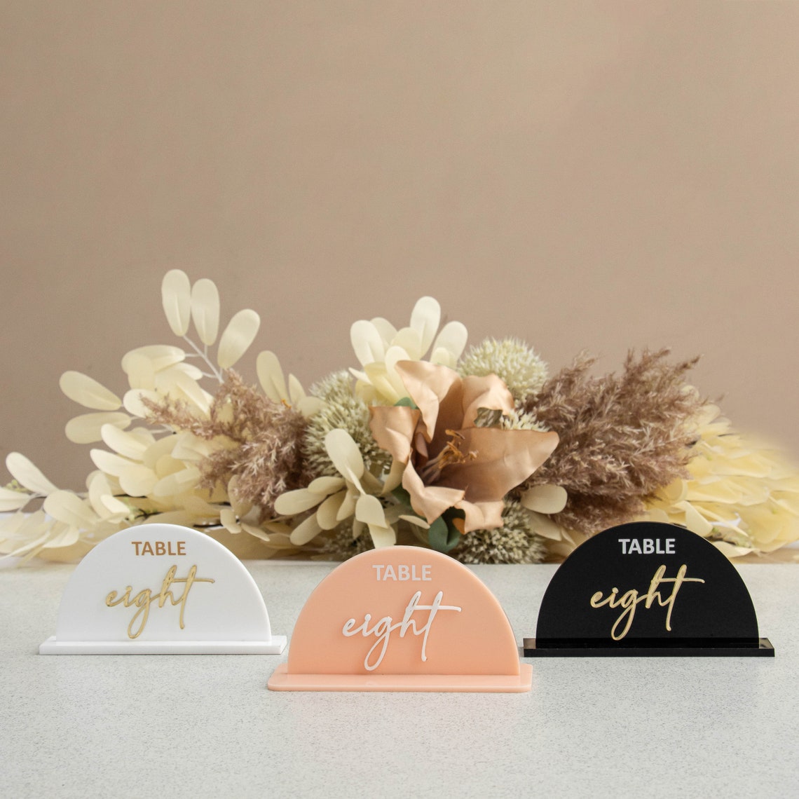 Arch Table Numbers Table Numbers Acrylic Table Numbers - Etsy