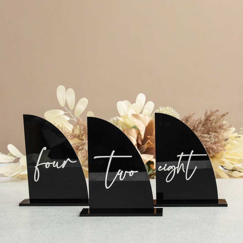 Arch Table Numbers Table Numbers Acrylic Table Numbers - Etsy