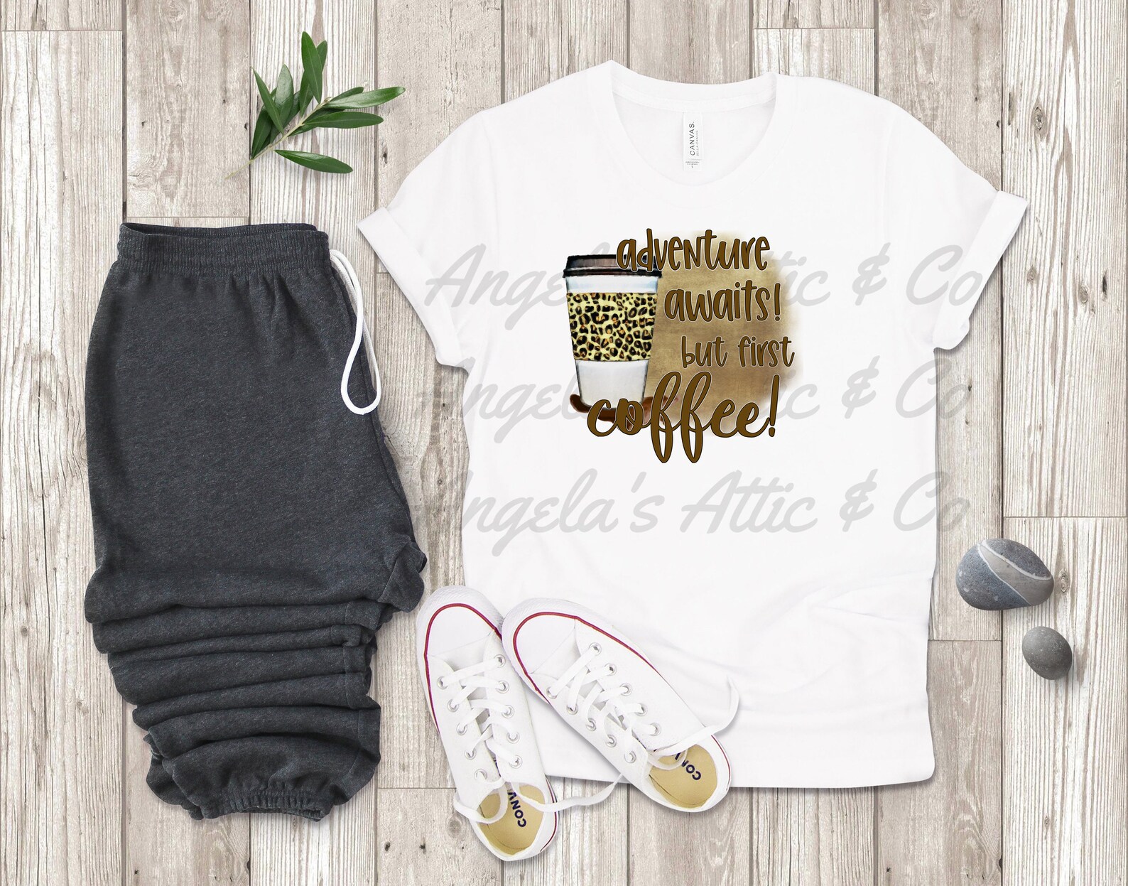 Adventure Awaits, but First Coffee T-shirt - Etsy