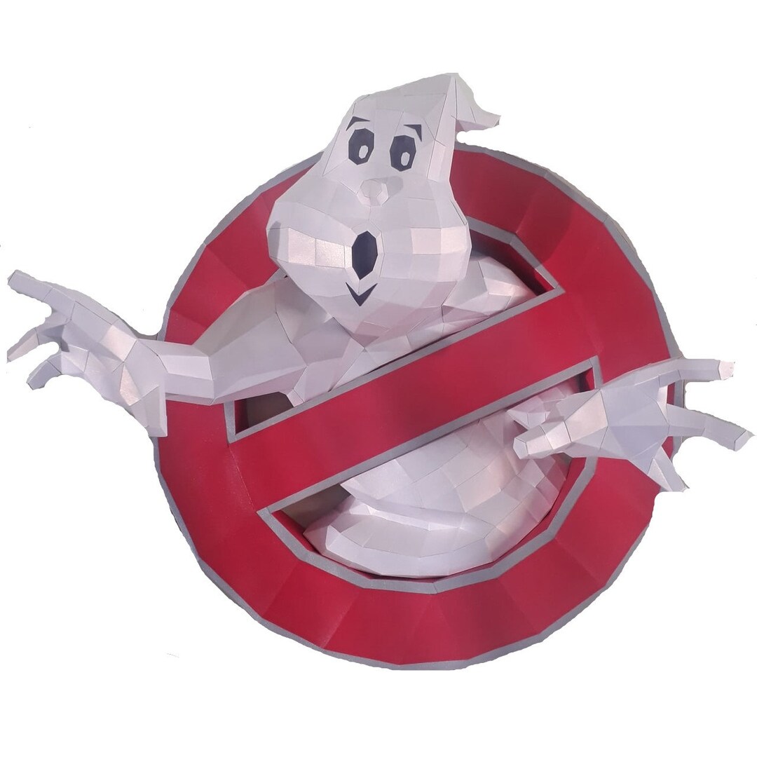 Ghost, Movie Logo, 3D Papercraft, Digital Template, Origami, Low ...