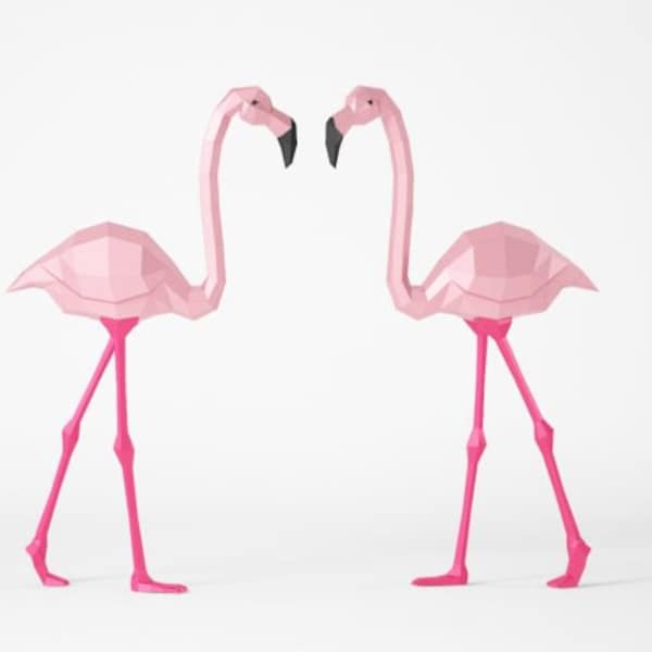 Origami Flamingo - Etsy