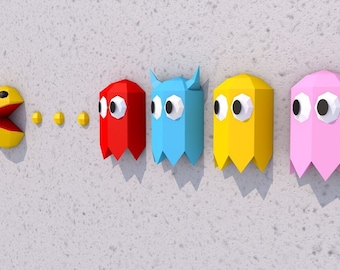 Ghost, Movie Logo, 3D Papercraft, Digital Template, Origami, Low ...